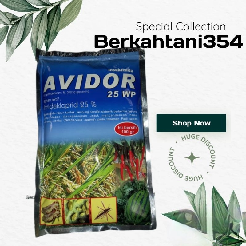 Jual insektisida Avidor 25wp 100gram insektisida avidor 100gram ...