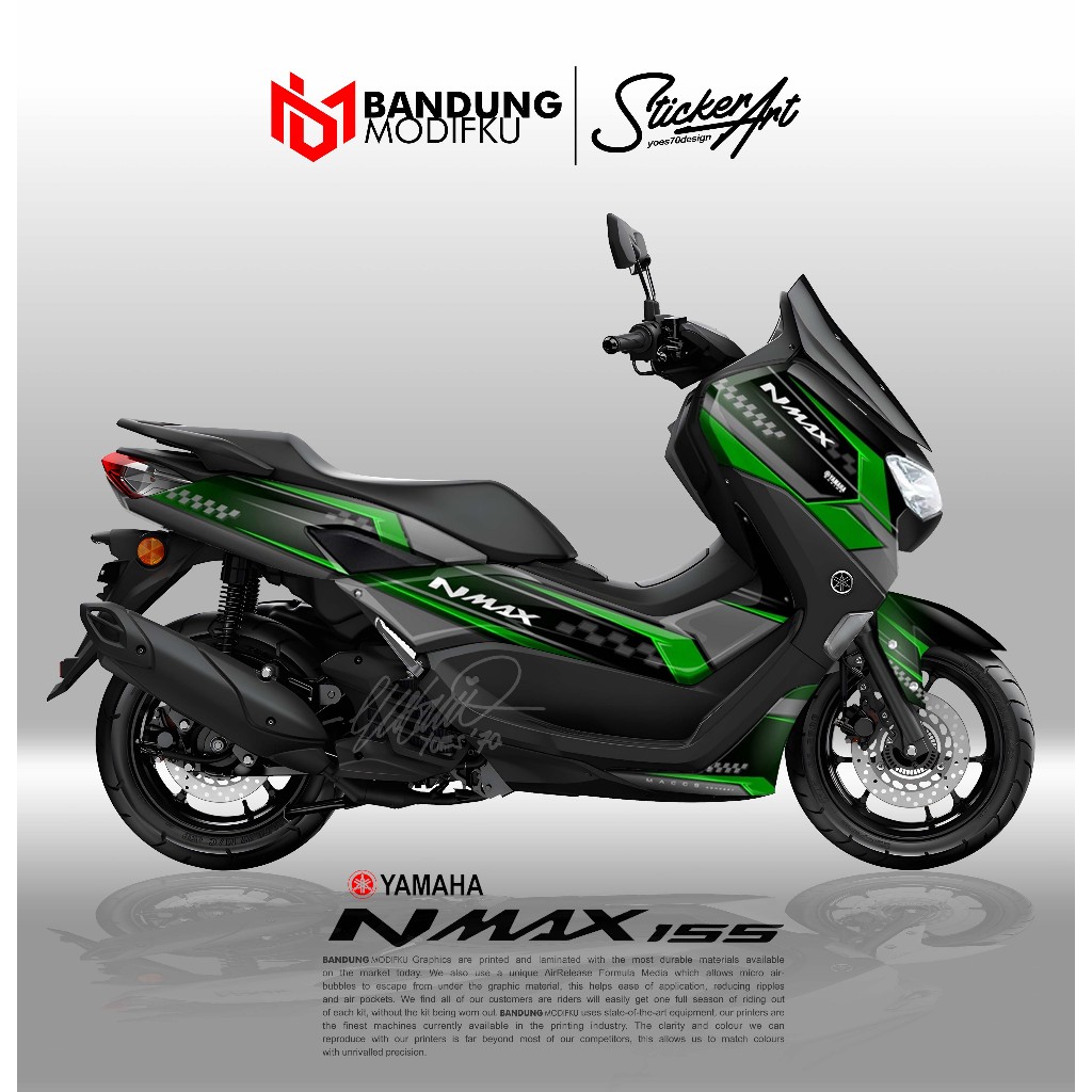 Jual STICKER MOTOR NMAX NEW - MOTIF F - DECAL NMAX 2020 2021 2022 NEW ...