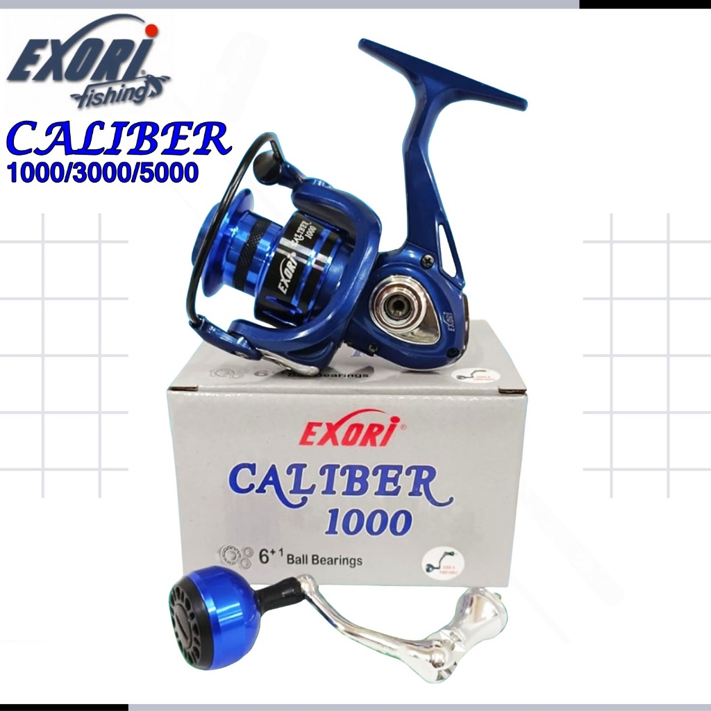 Jual Reel Exori CALIBER Power Handle 7 Ball bearings | Shopee Indonesia
