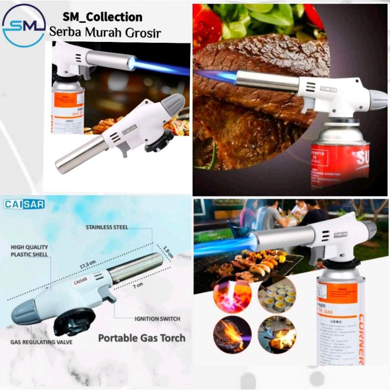 Jual Korek BBQ/Portable Gas Torch/Portable Kepala Gas/Korek Torch ...