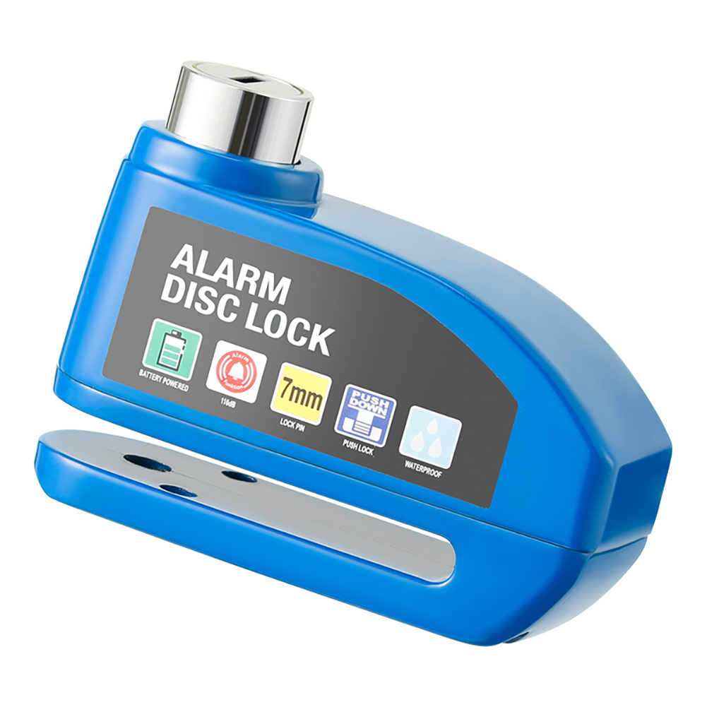 Jual Gembok Alarm Cakram Motor dan Sepeda/Alarm Disc Lock Waterproof ...