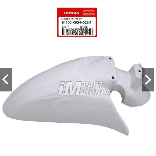 Jual 61100-K93-N00ZM Slebor Spakbor Depan Scoopy eSP K93 Sporty White ...