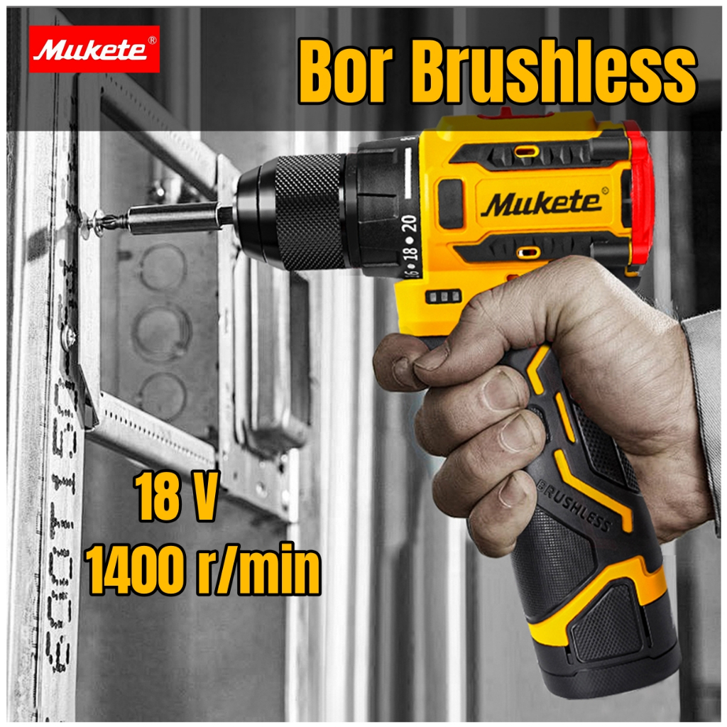 Jual Mukete 18V bor brushless bor baterai bor impact baterai Bor cas ...