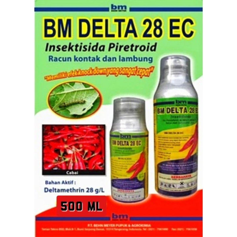 Jual BM DELTA 28 EC - 500 ML Insektisida Piretroid BEHN MEYER | Shopee ...