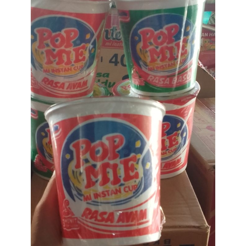 Jual POP MIE INSTAN JUMBO PER DUS 24 PCS POP MIE KUAH | Shopee Indonesia