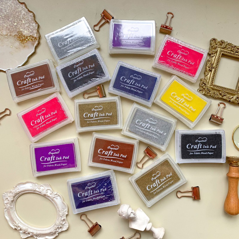 Jual 1Pc Inkpad Tinta Stamp Warna stempel craft ink pad diy journal ...