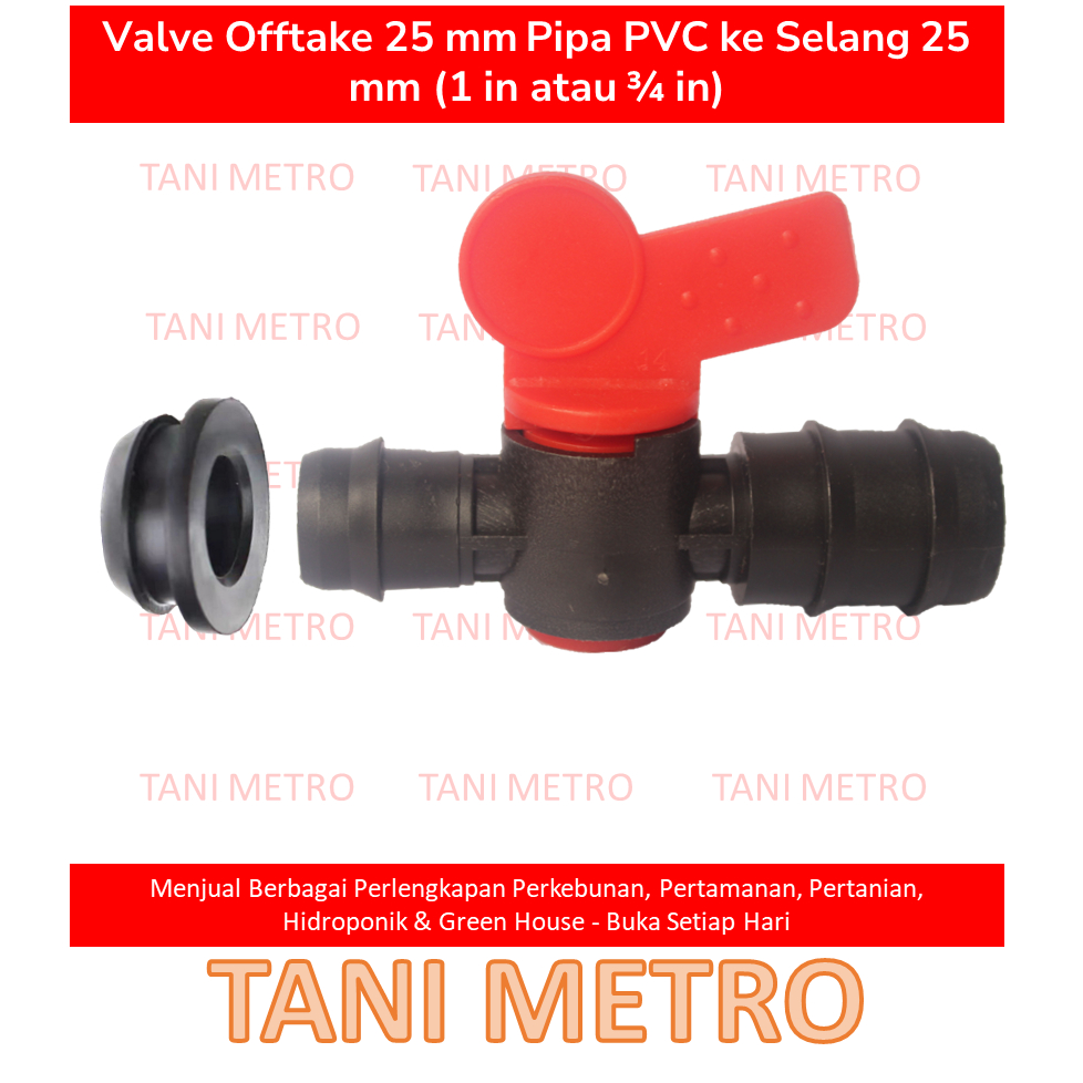 Jual Katup Valve Stop Keran Tusuk dari Pipa PVC, Drum, Torrent, Ember ...
