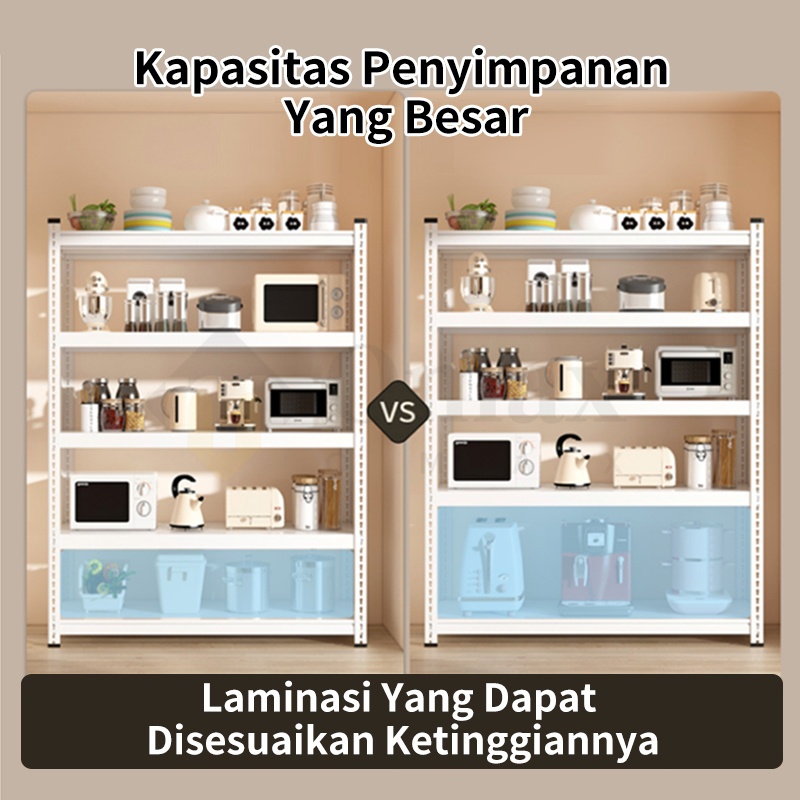 Jual Omax Rak Besi Susan 100% Besi 200CM/Rak Susun Besi Serbaguna/Rak ...