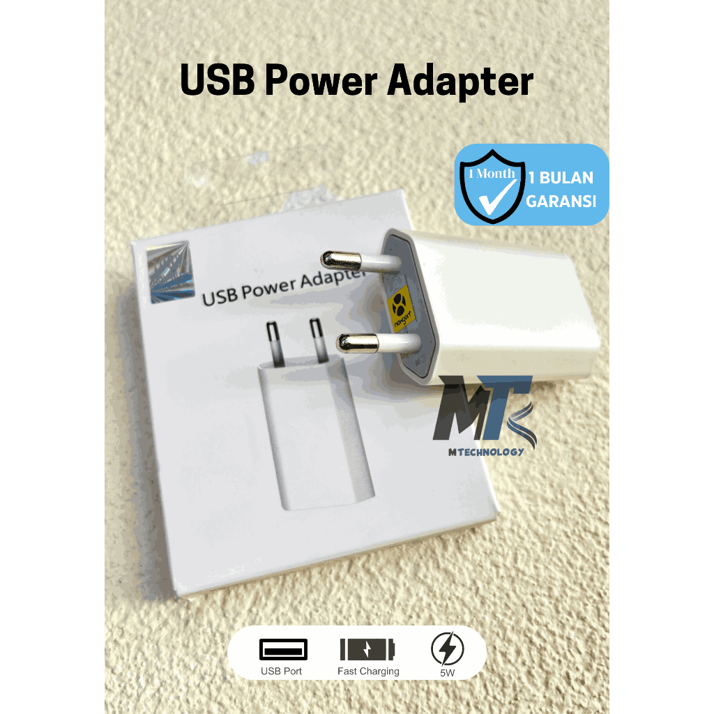 Jual CHARGER IP/IPH FAST CHARGING 5W USB POWER ADAPTER (KEPALA CHARGER ...