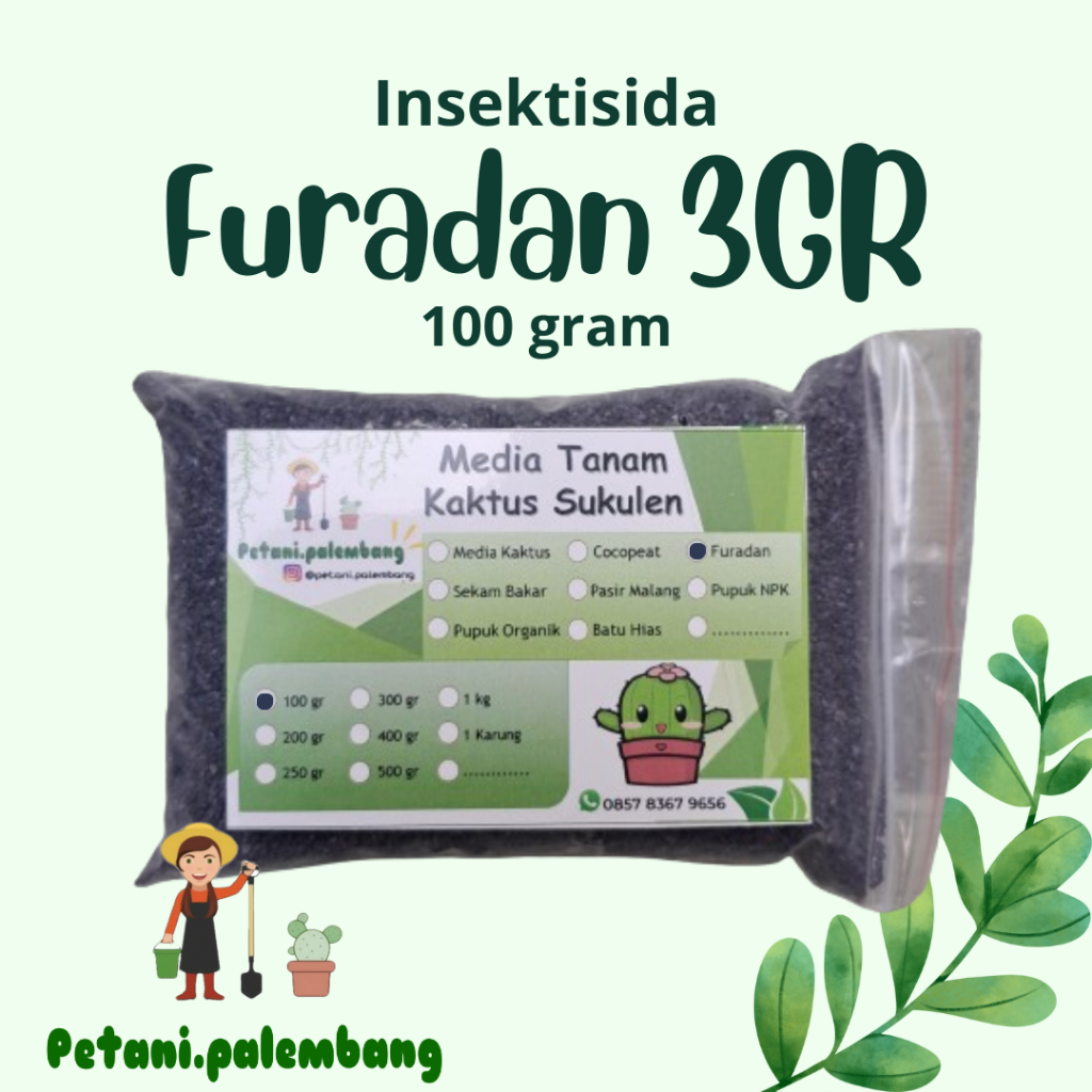 Jual Furadan 3GR Insektisida Nematisida Repack 100 gram | Shopee Indonesia