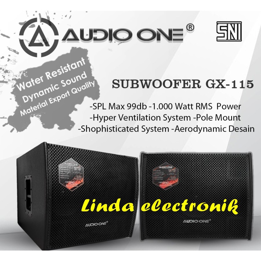 Jual subwoofer pasif 15 inch audio one gx115 / gx 115 2 buah original | Shopee Indonesia