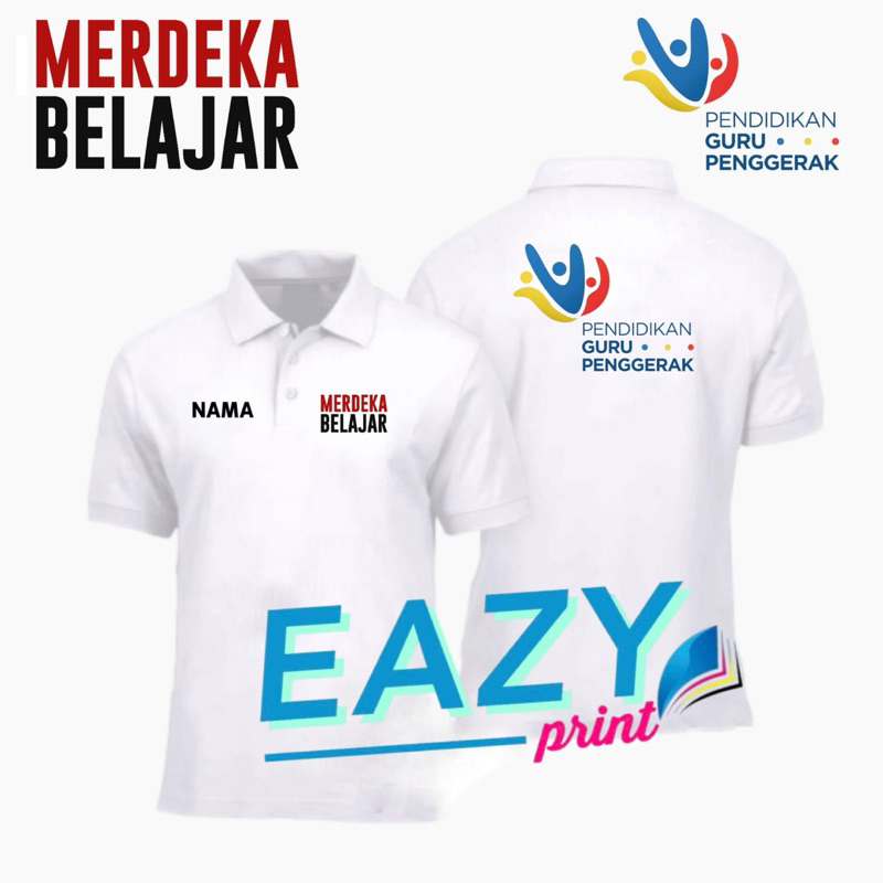 Jual POLO SHIRT PENDIDIKAN GURU PENGGERAK MERDEKA BELAJAR BAJU SERAGAM ...