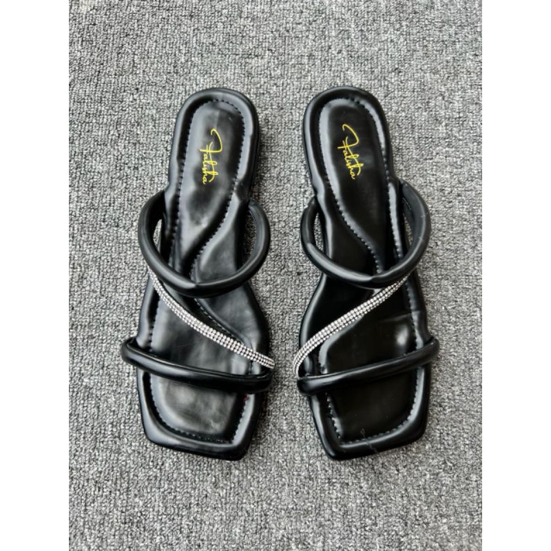Jual Sendal Wanita Teplek Size 36-40 Casual Rumahan Sendal Cewek Jepit ...