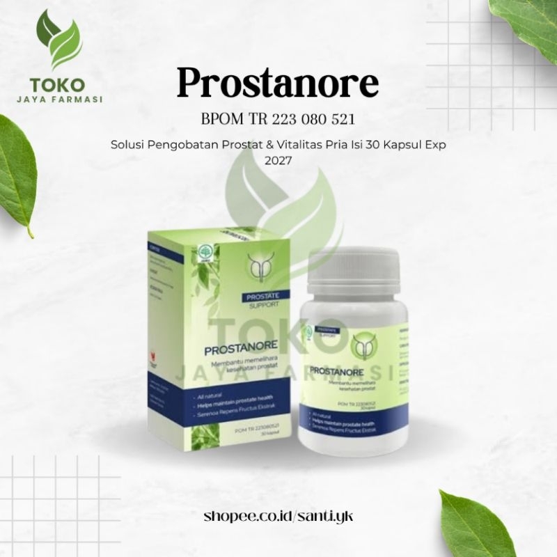 Jual Prostanore Obat Prostat Herbal Ampuh Asli Original Resmi BPOM ...
