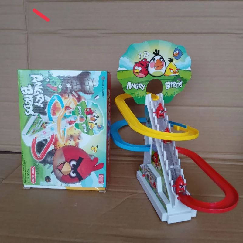 Jual Sukses - Mainan Anak Track Racing Seluncur Tangga Music Angry Bird ...