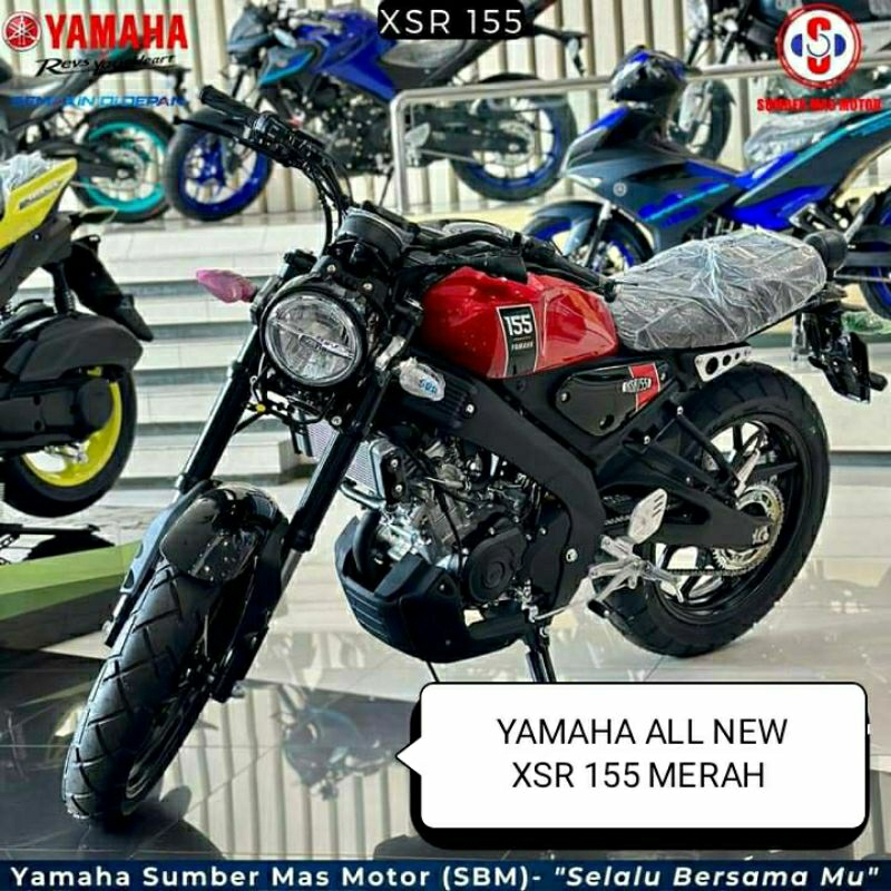 Jual Kredit Yamaha All New XSR 155 Merah Glossy | Shopee Indonesia