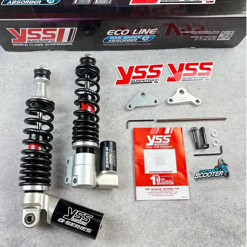 Jual YSS Shock Shockbreaker G-Series Black Tabung Front-Rear Vespa LX S ...
