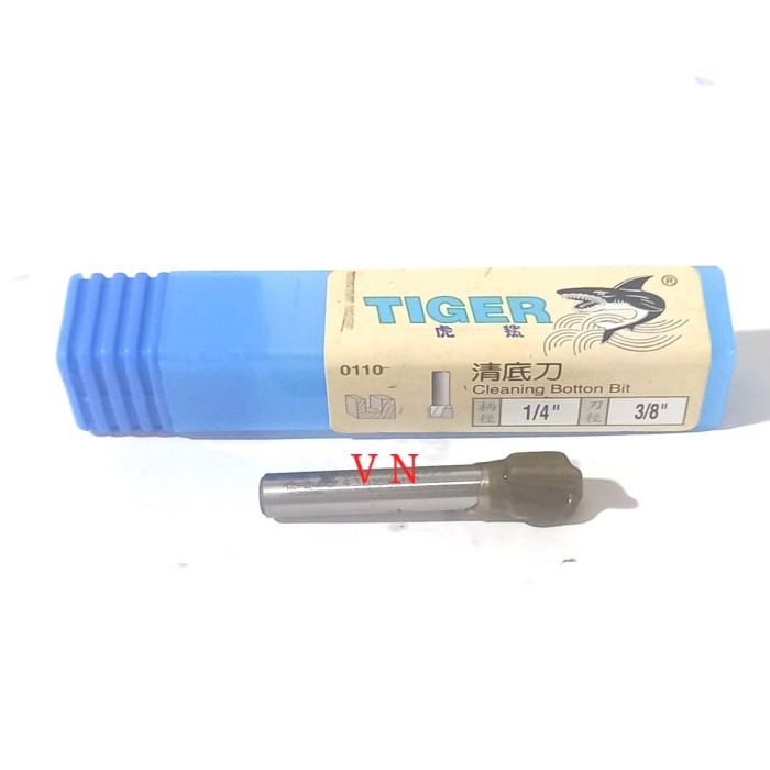 Jual Mata Router/Profil 10mm x 10mm As 1/4 Cleaning Bottom Bits Merk ...