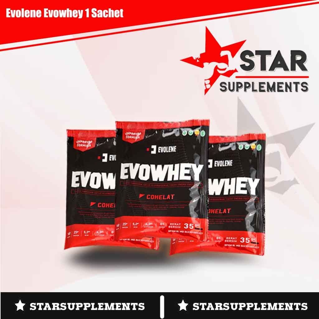 Jual Evolene Evowhey Eceran 1 Sachet / Evo Whey Protein Ecer | Shopee ...
