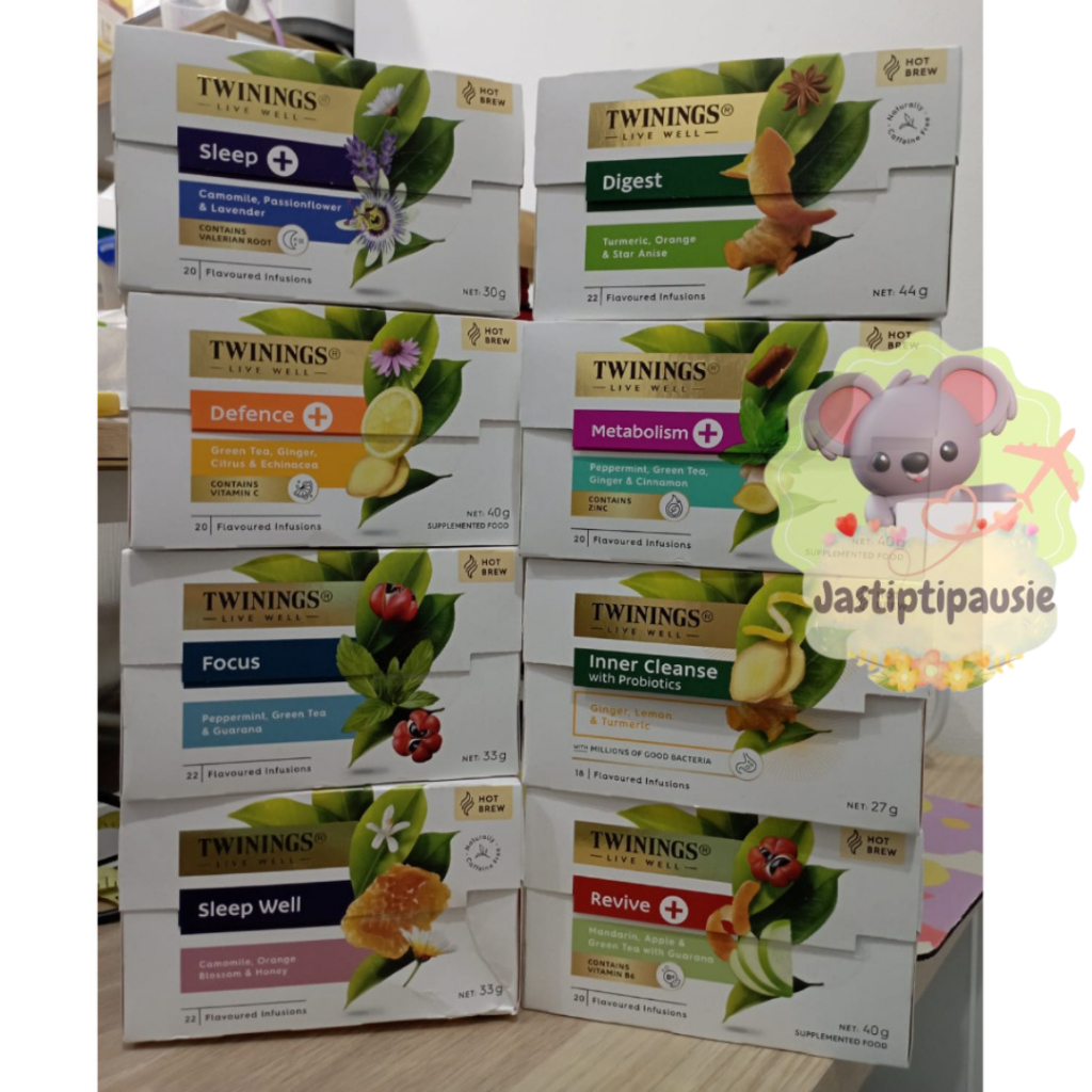 Jual Twinings Infusions Live Well Sleep Well Tea Bags 18 pack | Shopee ...