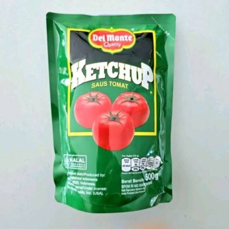 Jual Delmonte Del Monte tomato sauce Saus Tomat Pouch 500gr | Shopee ...