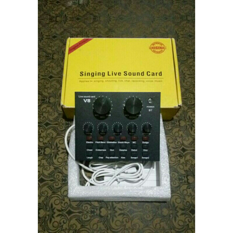 Jual Sound Card Audio Soundcard V8 | Shopee Indonesia