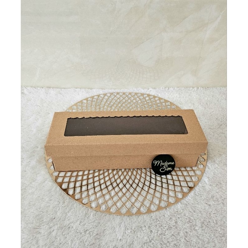 Jual DUS BOLU GULUNG - KOTAK ROTI BREAD - BOX KEMASAN 30x9x8 - MS-08 ...