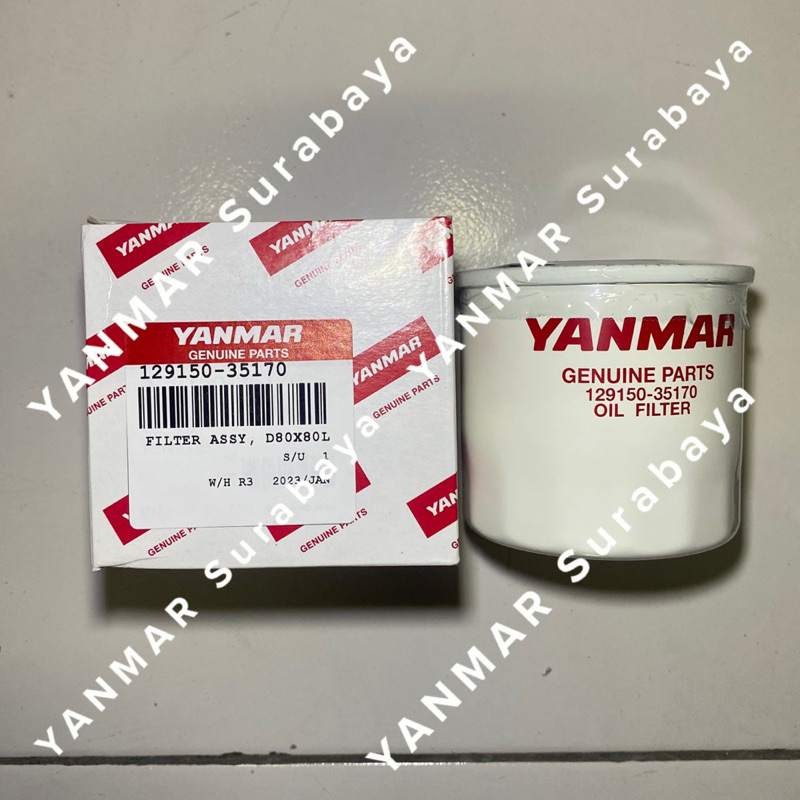 Jual Oil Filter / Filter Oli Yanmar EF393/EF494 AW70/82 Lama 129150 ...