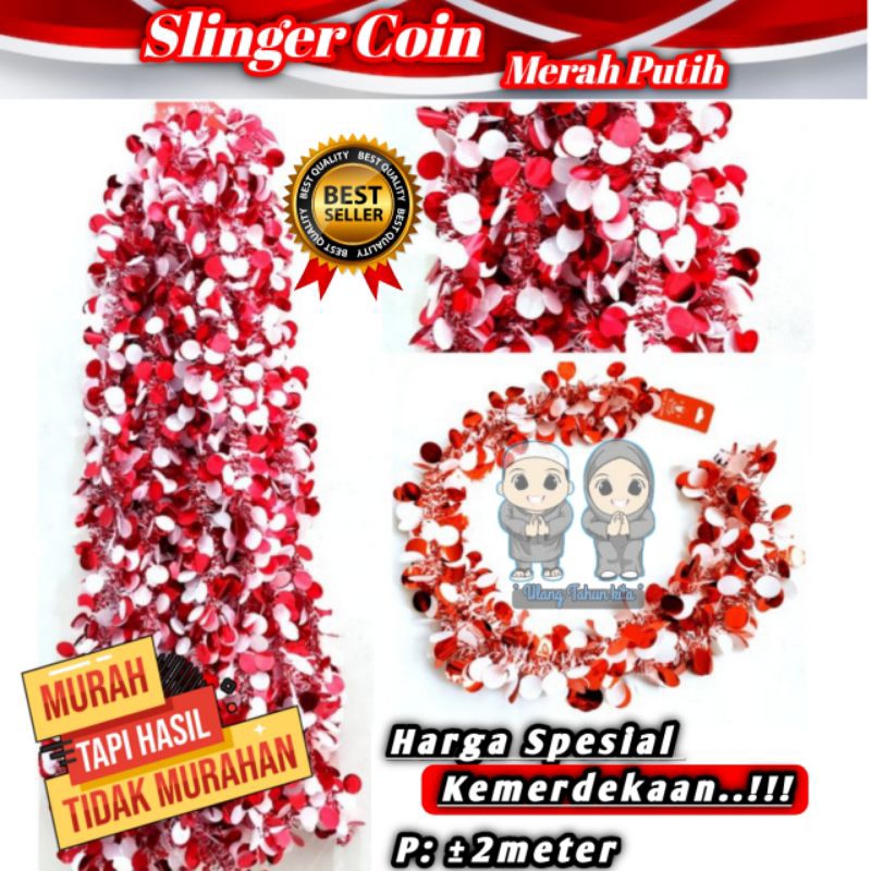 Jual Slinger Koin merah putih,Slinger merah putih,Slinger agustusan ...