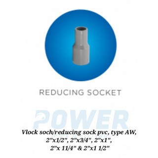 Jual Vlock sock/reducing Socket, type AW, merk Power, Standard SNI ...