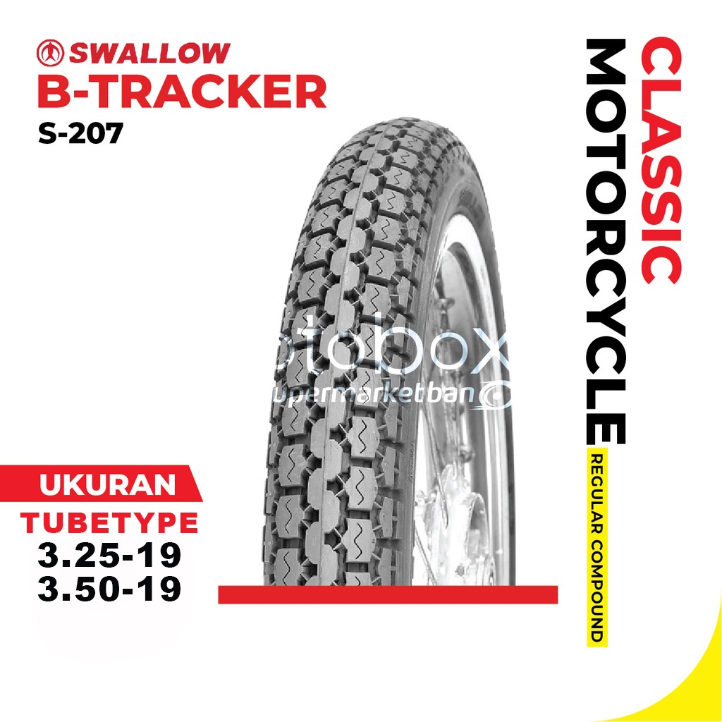 Jual Ban Luar Motor Swallow S-207 B-Tracker 325 350 Ring 19 Tubetype ...