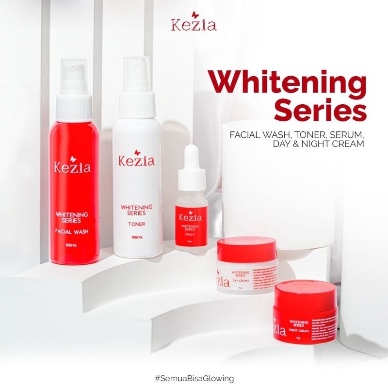 Jual KEZIA Beauty NEW WHITENING PACKAGE SERIES - Paket Glowing Lengkap (NEW FORMULA & NEW ...