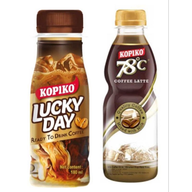 Jual KOPIKO 78C Coffee Latte/Lucky Day 240 ml | Shopee Indonesia