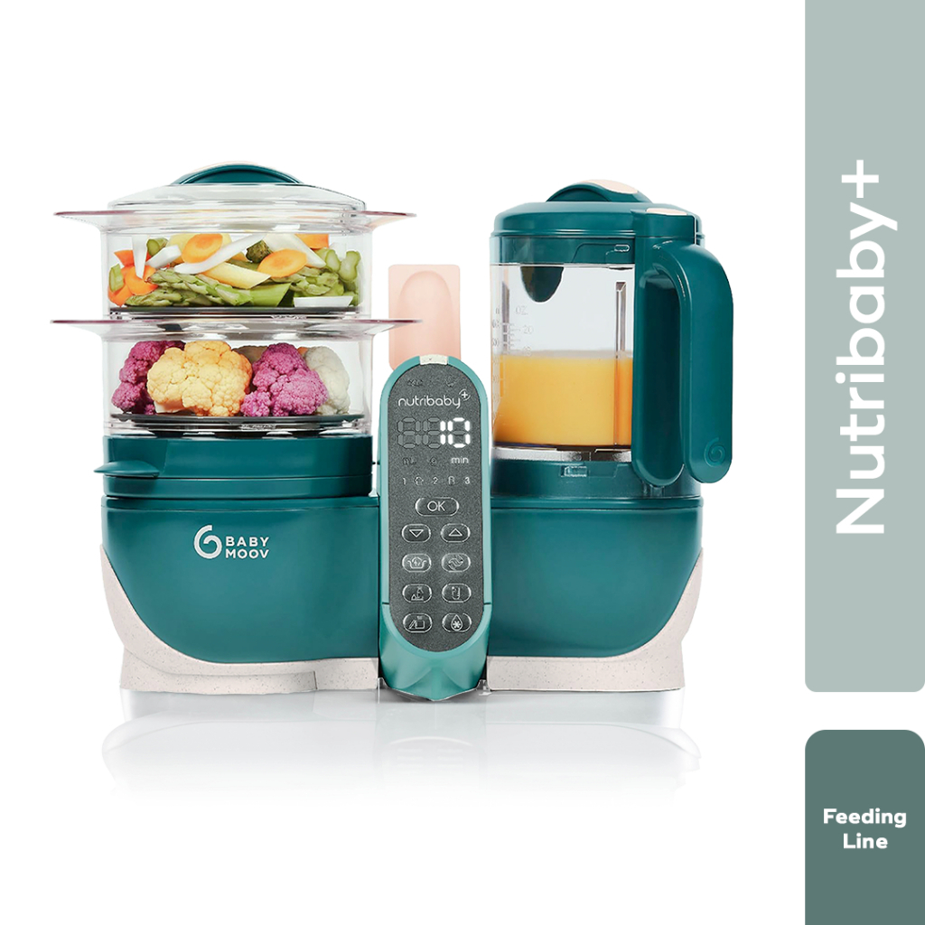 Jual BABYMOOV Nutribaby+ Opal Green / Food Processor Bayi / Blender ...
