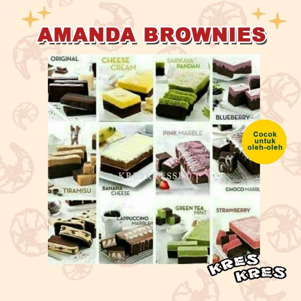 Jual Amanda Brownies Khas Surabaya | Shopee Indonesia