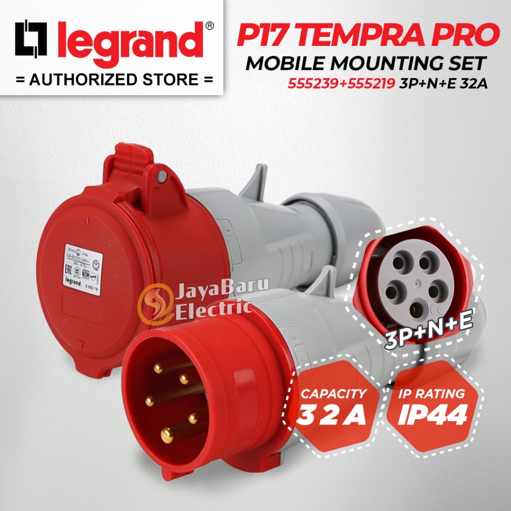 Jual Legrand Paket 1 Set Plug Mobile Mounting Socket 3P+N+E / 5 Pin ... Jual Legrand Paket 1 Set Plug Mobile Mounting Socket 3P+N+E / 5 Pin ...
