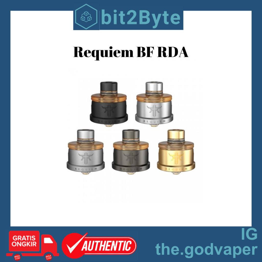 Jual Vandy Vape REQUIEM 22MM BF RDA Authentic | Shopee Indonesia