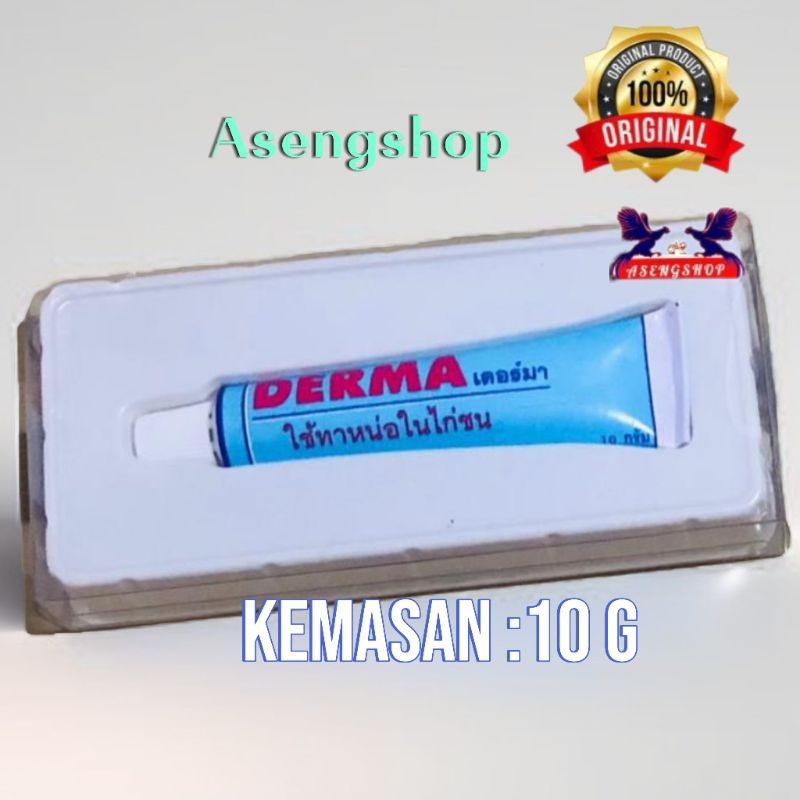 Jual DERMA SALEP THAILAND AMPUH OBATI BUBUL PADA AYAM (10gr) | Shopee ...