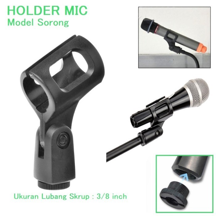 Jual Shock Holder Microphone Holder Mikrofon Shockproof - Mount Shock ...