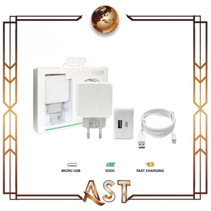 Jual Charger Oppo Micro R15 R17 Support VOOC Cas hp 4A | Shopee Indonesia