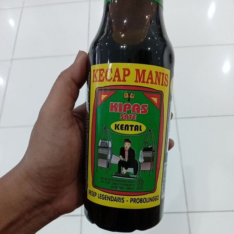 Jual Kecap Sate / Kipas Sate Kecap Manis Kental & Gurih 600 ml Botol ...