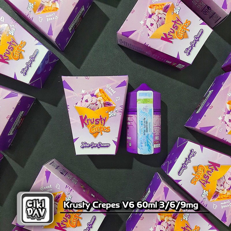 Jual Krusty Crepes V6 Taro Ice 60ml | Shopee Indonesia