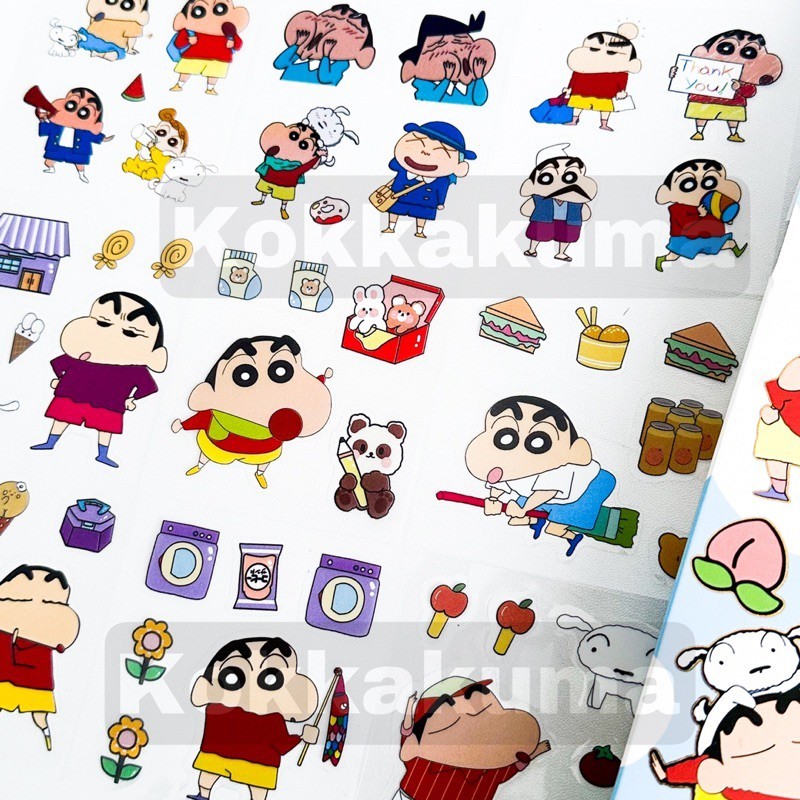 Jual Stiker Anak Lucu Karakter Anime Populer Viral Crayon Sincan ...