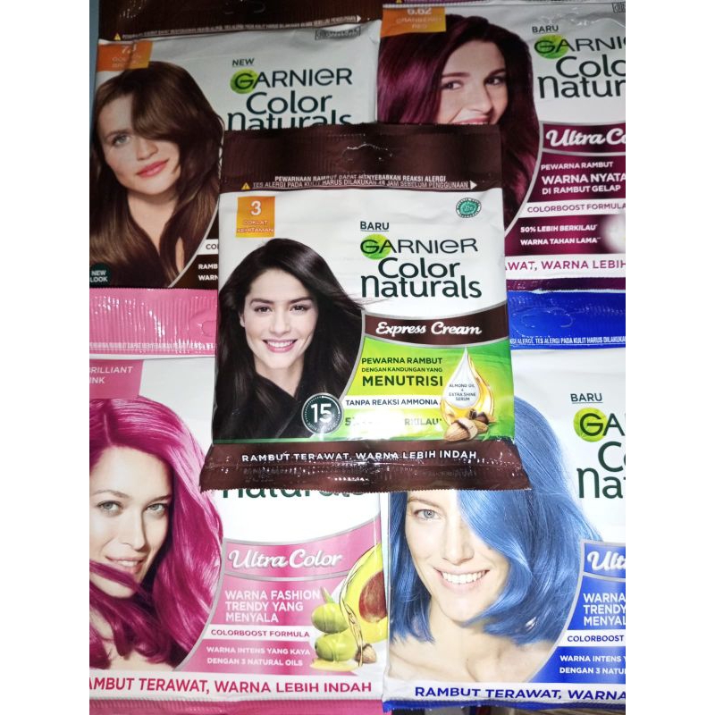 Jual Garnier Color Naturals Pewarna Rambut Cat Rambut Natural | Shopee ...