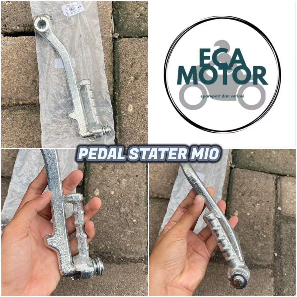 Jual PEDAL STATER KICK STARTER MIO LAMA WARNA CHROME POLOS || PEDAL ...