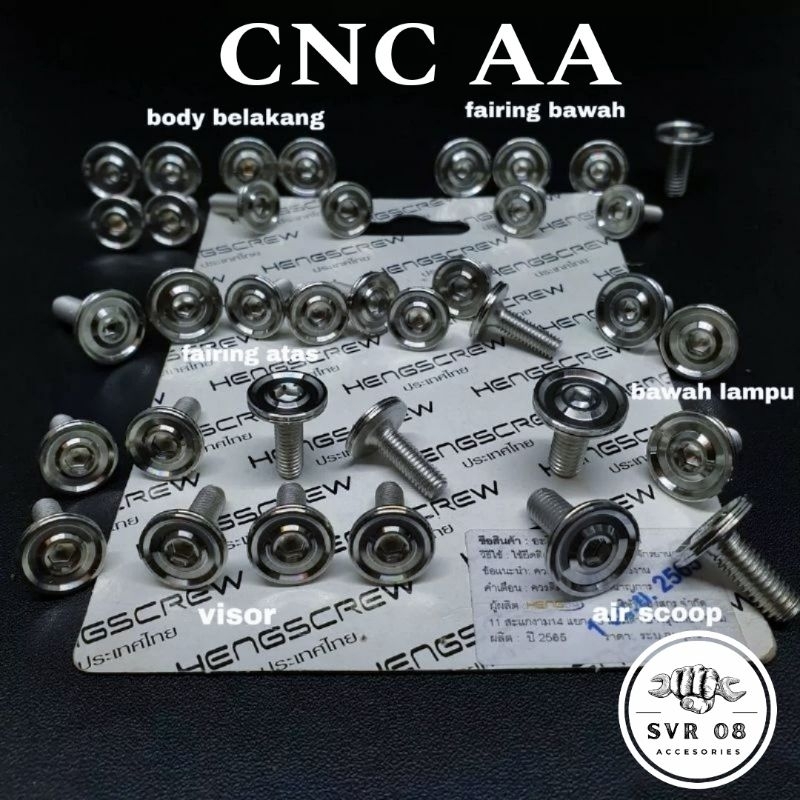 Jual probolt stainless full baut body ninja RR old ZX 150 original thailand | Shopee Indonesia