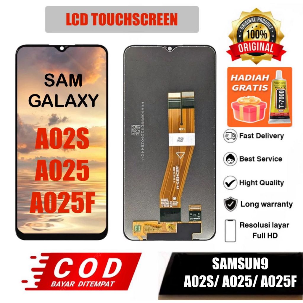 Jual LCD TOUCHSCREEN SAMSUNG GALAXY A02S / A025 / A025F FULLSET ORIGINAL + LEM | Shopee Indonesia