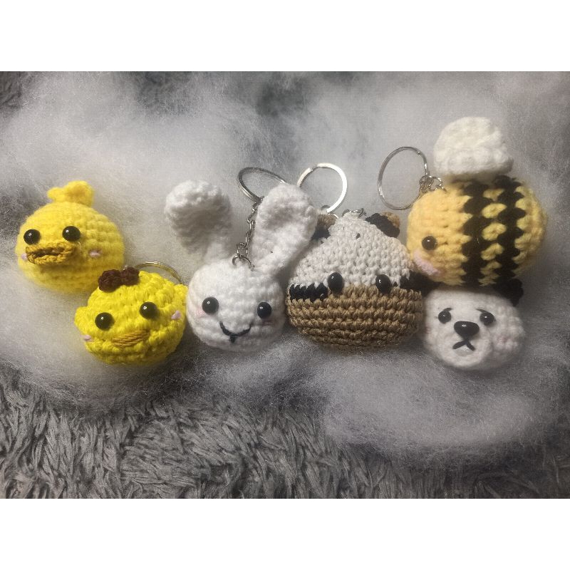 Jual Amigurumi/Boneka Karakter Gantungan Kunci Rajutan | Shopee Indonesia