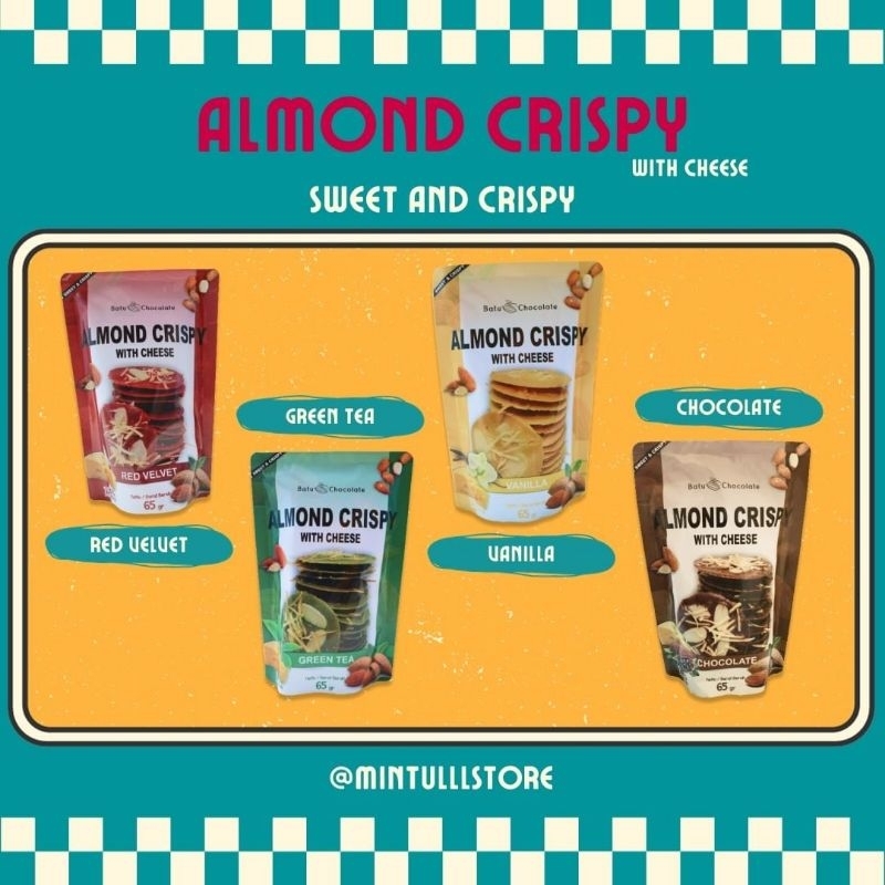 Jual CAMILAN KUE KERING ALMOND CRISPY CHEESE MANDIRI | Shopee Indonesia