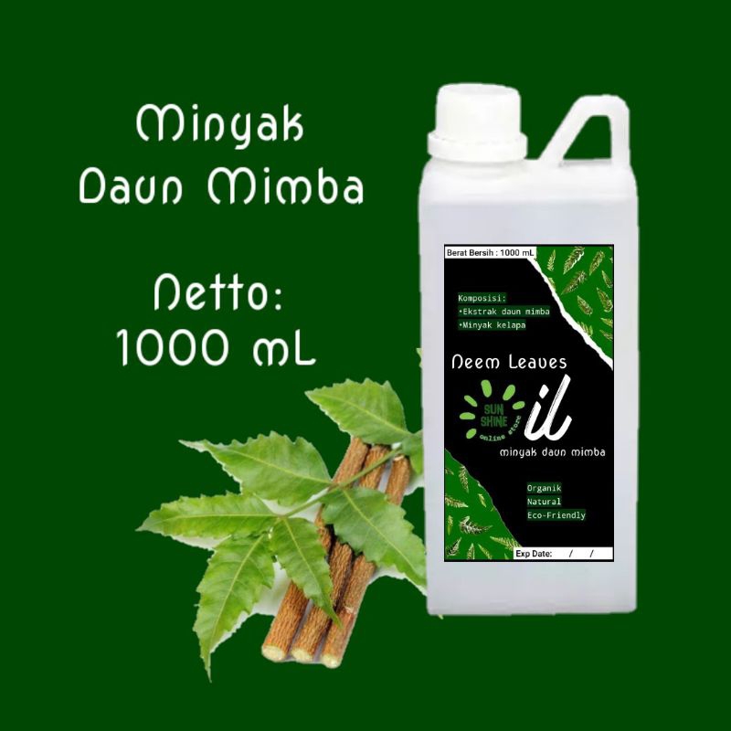 Jual Minyak Daun Mimba Neem Oil 1 Liter | Shopee Indonesia